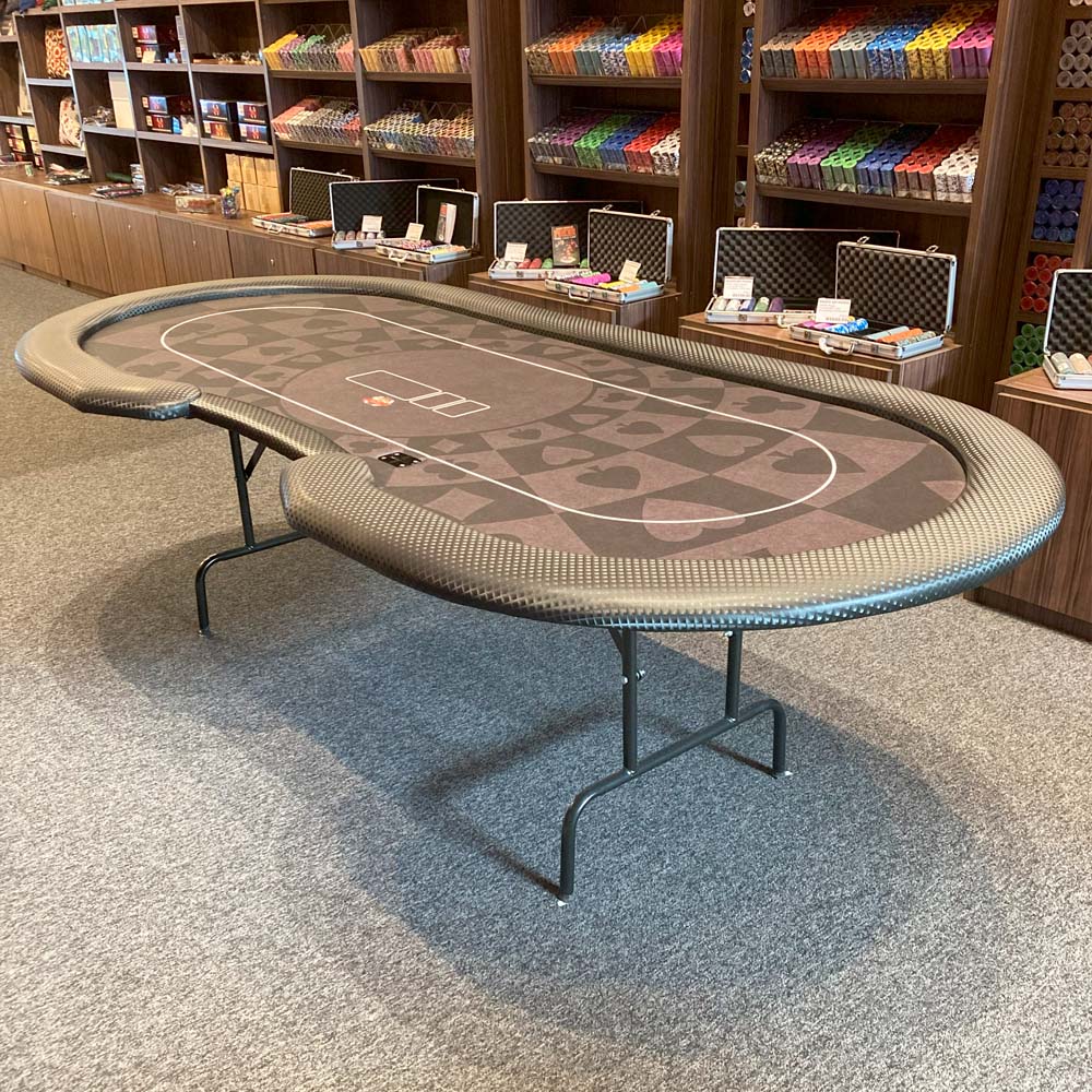 Mesa de Poker Oval 2,60 x 1,20 Com ga Mesa de Poker Oval 2,60 x 1,20 Com ga